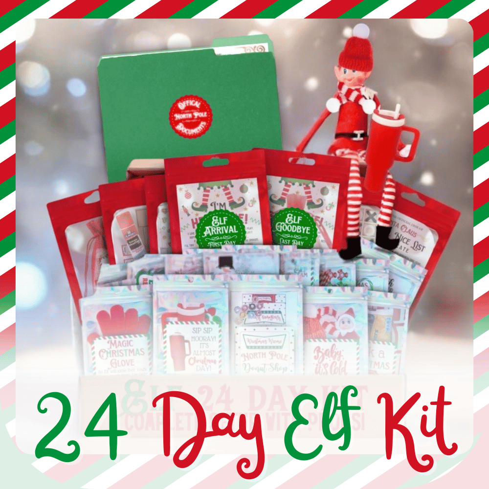 🎄 Deluxe 24-Day Elf Kits – Easy Elf Ideas & Kits